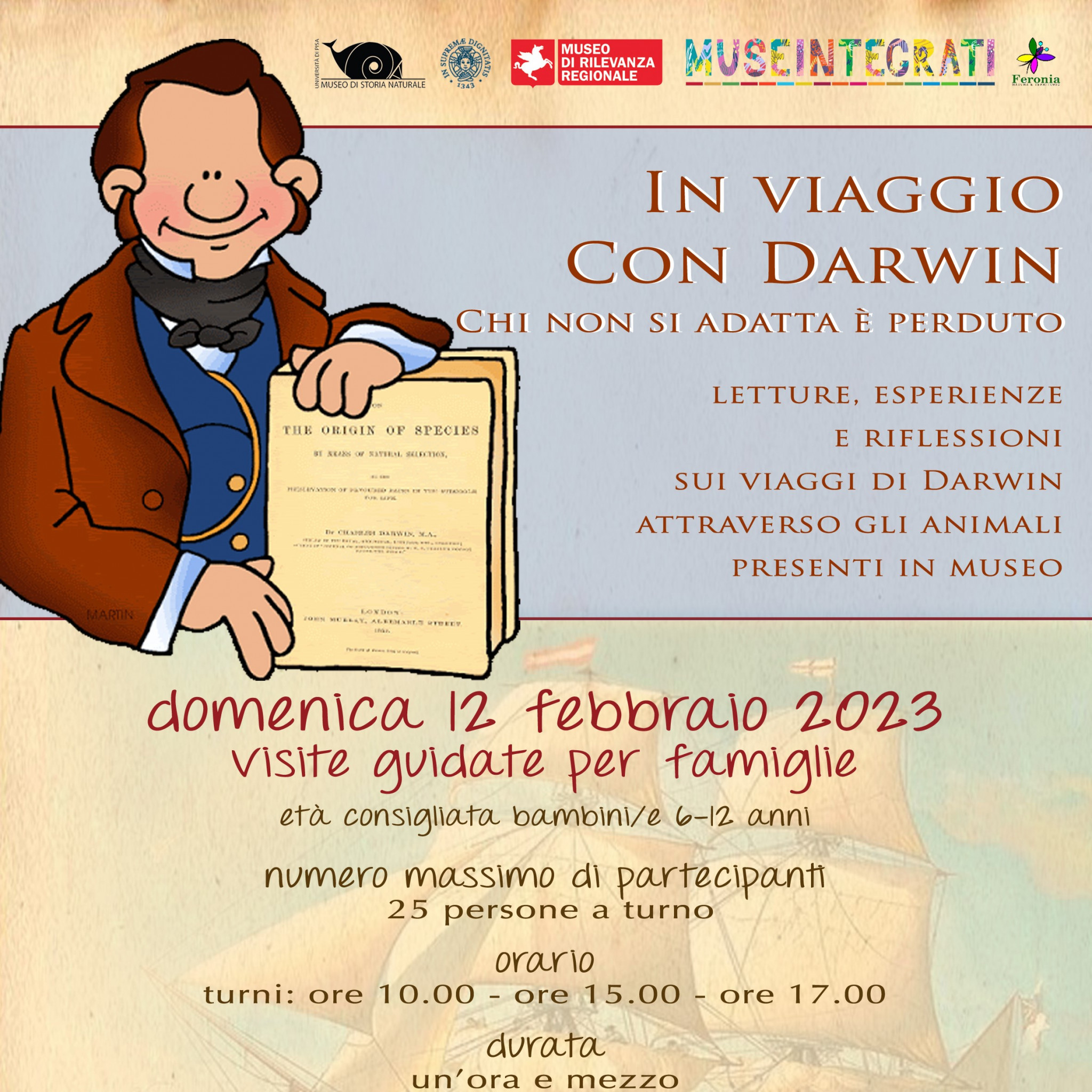 In viaggio con Darwin - Museo di Storia Naturale dell'Università di Pisa